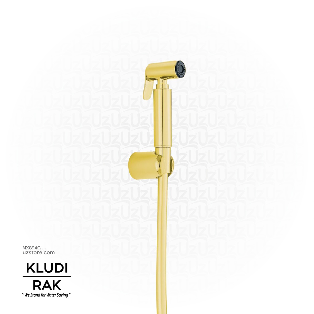 KLUDI RAK Brass Shattaf + Supreme hose RAK32002.GD1 Gold | UZ Store